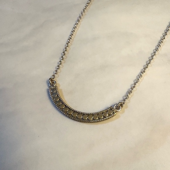 Anna Beck | Jewelry | Anna Beck Silver Gold Tone Necklace | Poshmark